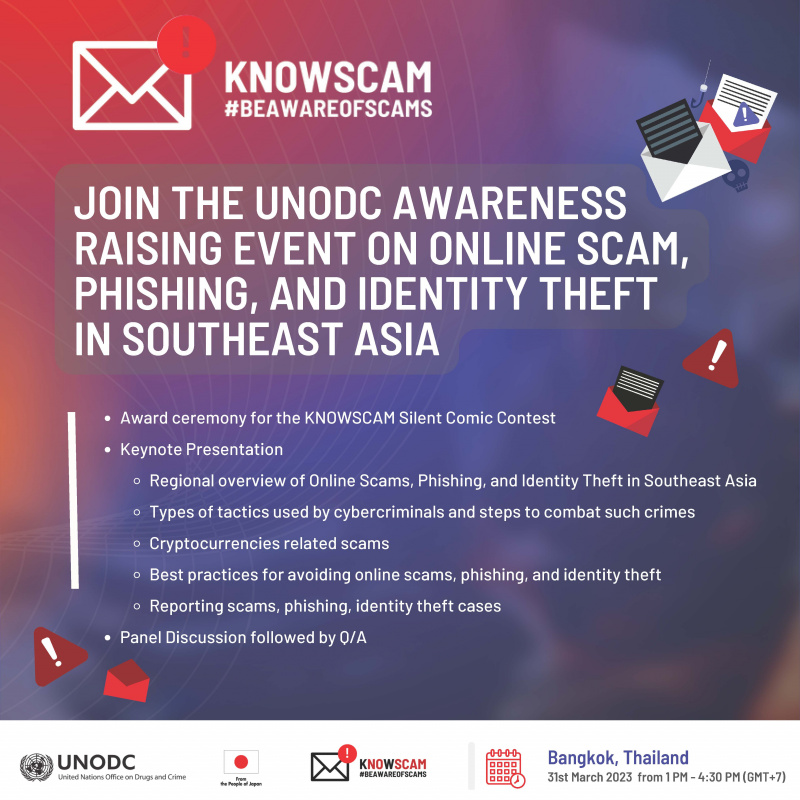 UNODC Awareness Raising Event on Online Scam, Phishing, and Identity ...